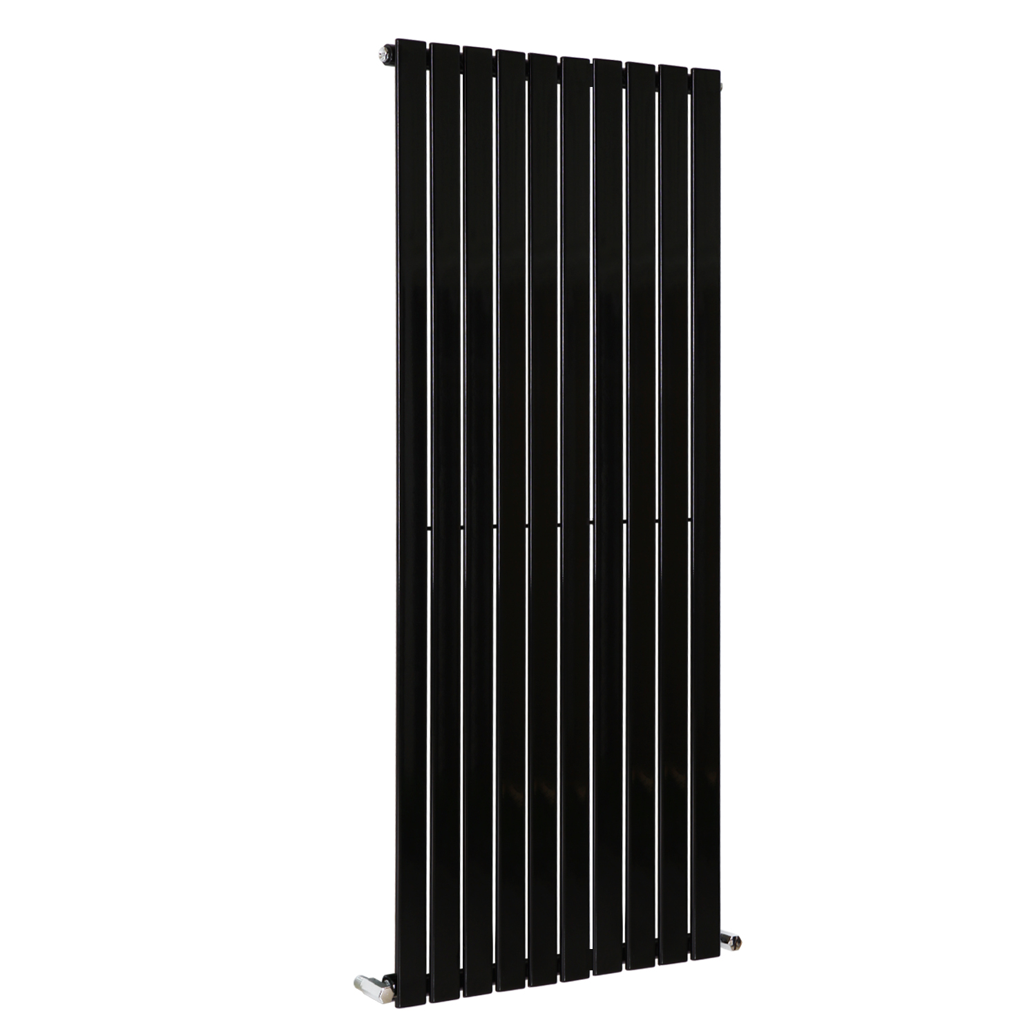 Tall Vertical Designer Radiator Modern Black Central Heating Rads ...