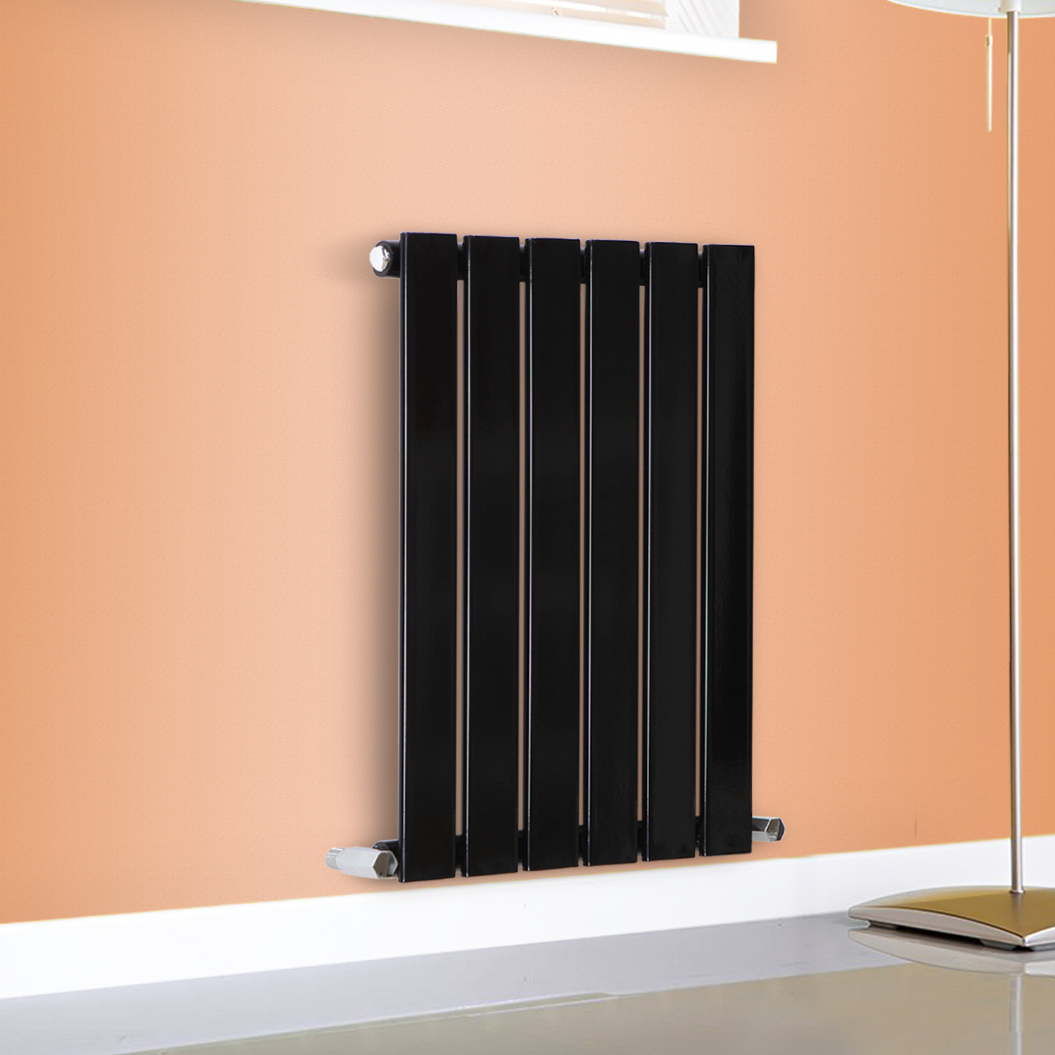 Horizontal Designer Bathroom Flat Panel Radiator White Anthracite Black ...