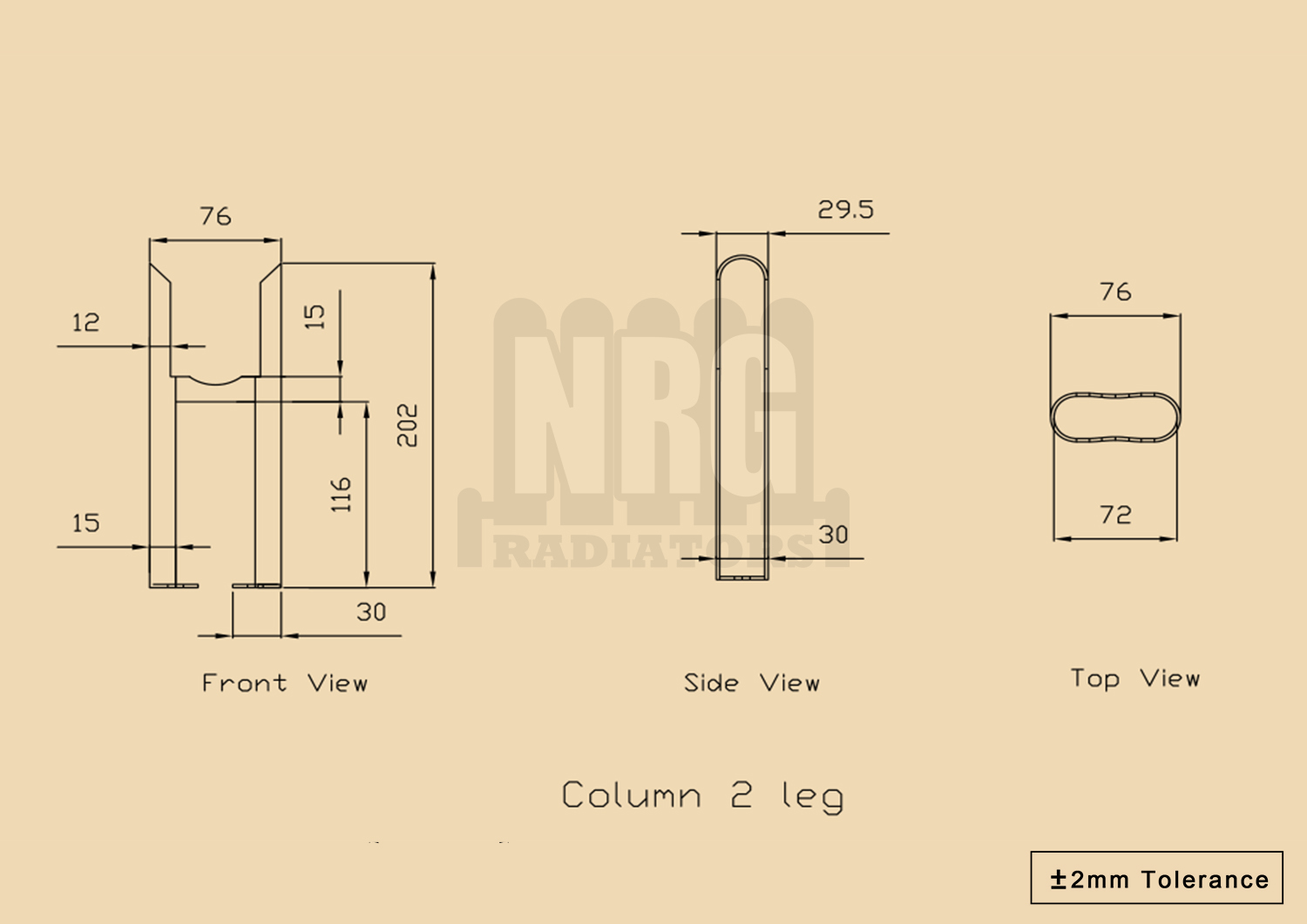 Floor Mounting Feet Legs Support for Traditional Cast Iron 2 3 4 Column ...