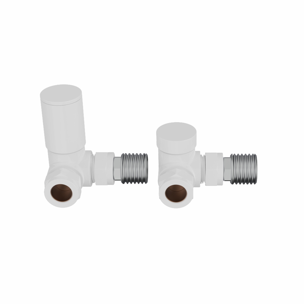 Thermostatic TRV Manual Lockshield Radiator Valves Angled/Straight ...