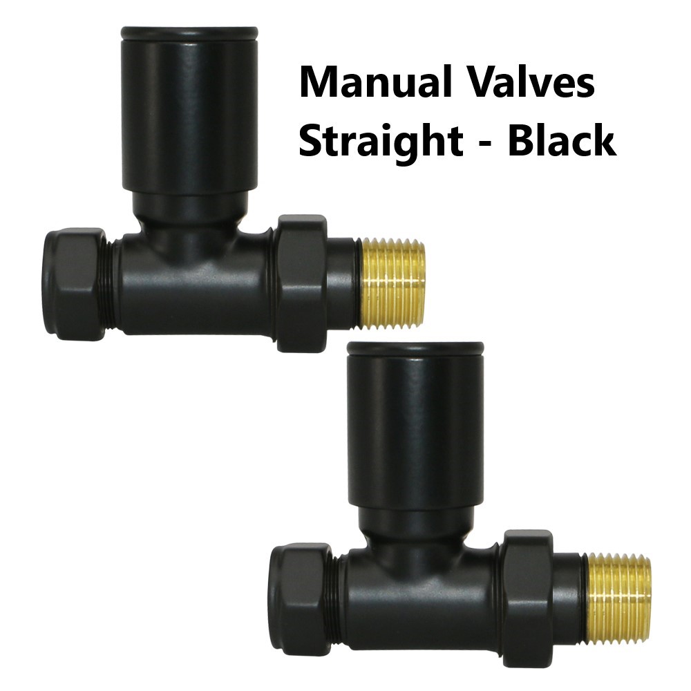 Thermostatic TRV Manual Lockshield Radiator Valves Angled/Straight ...