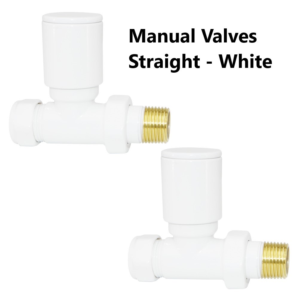 Thermostatic TRV Manual Lockshield Radiator Valves Angled/Straight ...