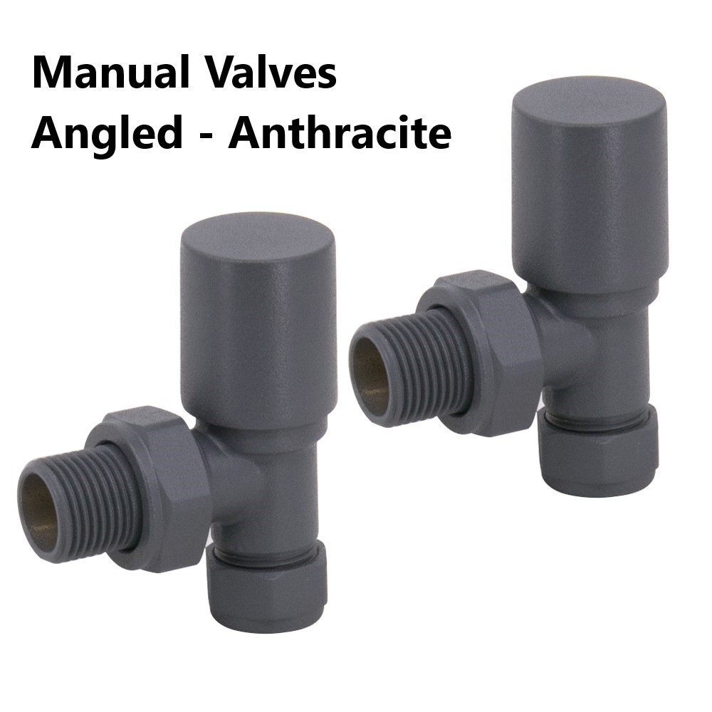 Thermostatic TRV Manual Lockshield Radiator Valves Angled/Straight ...