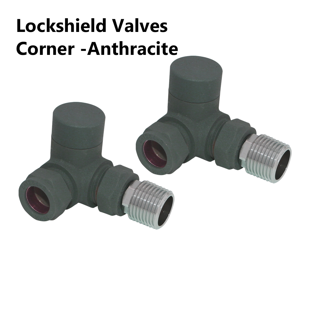 Thermostatic TRV Manual Lockshield Radiator Valves Angled/Straight ...