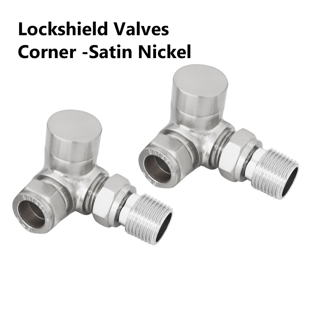 Thermostatic TRV Manual Lockshield Radiator Valves Angled/Straight ...