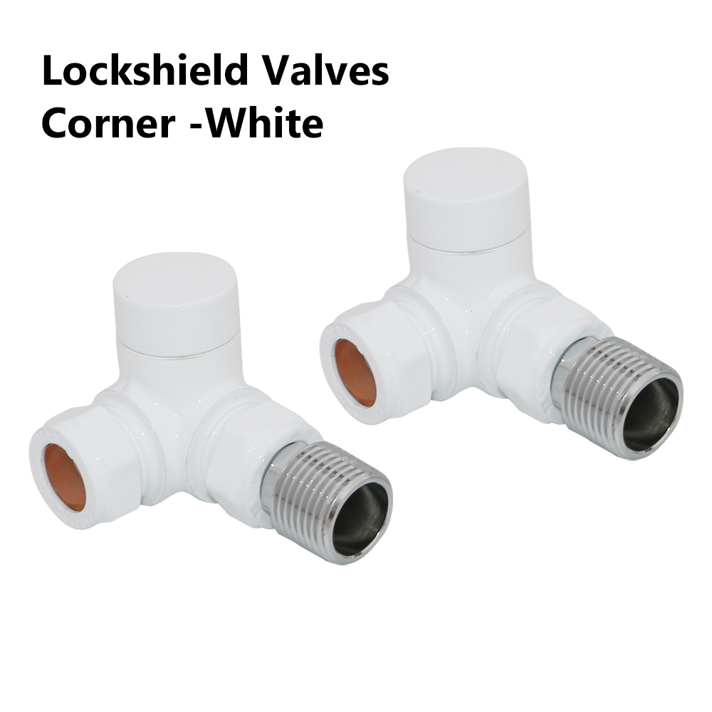 Thermostatic TRV Manual Lockshield Radiator Valves Angled/Straight ...