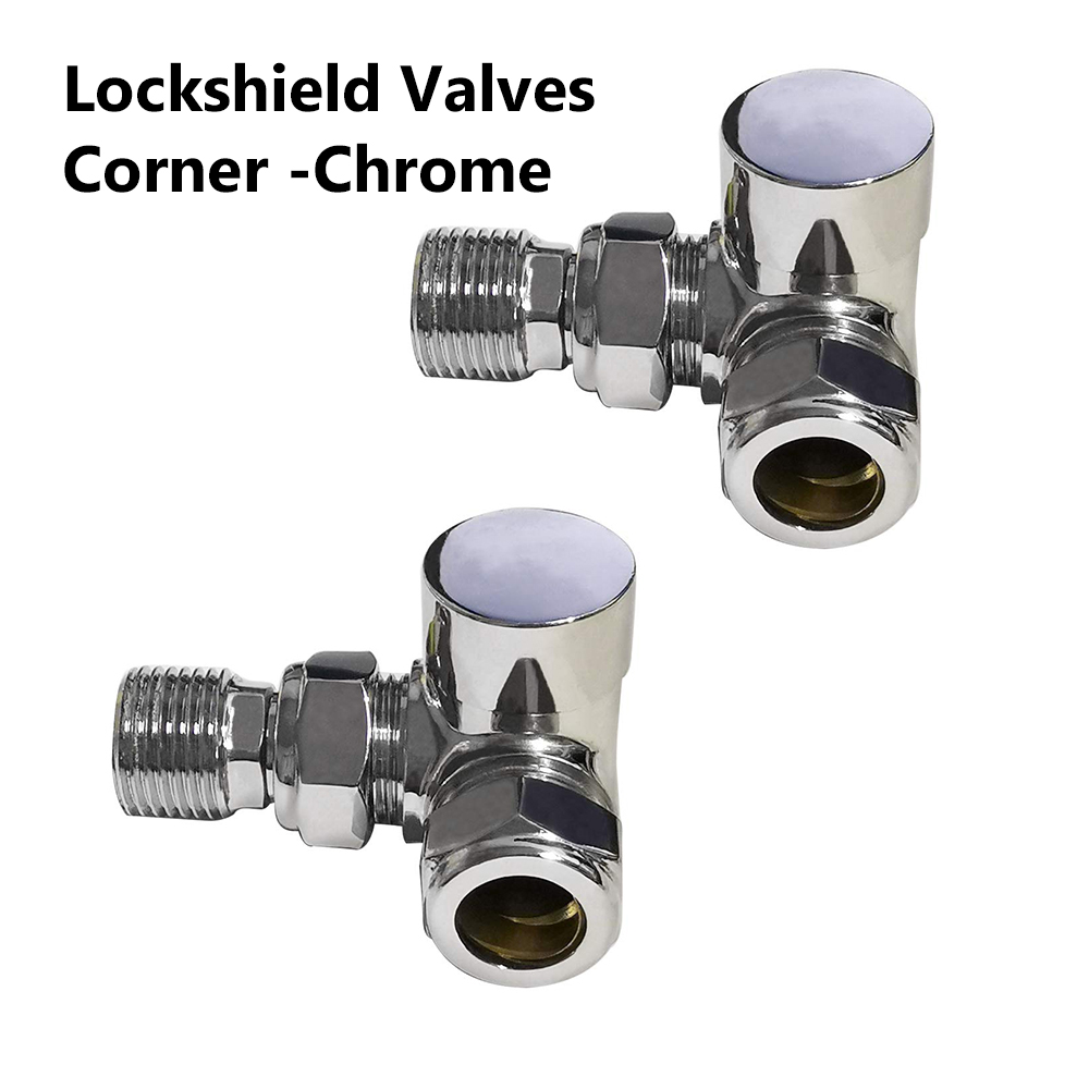 Thermostatic TRV Manual Lockshield Radiator Valves Angled/Straight/Corner Pair | eBay UK