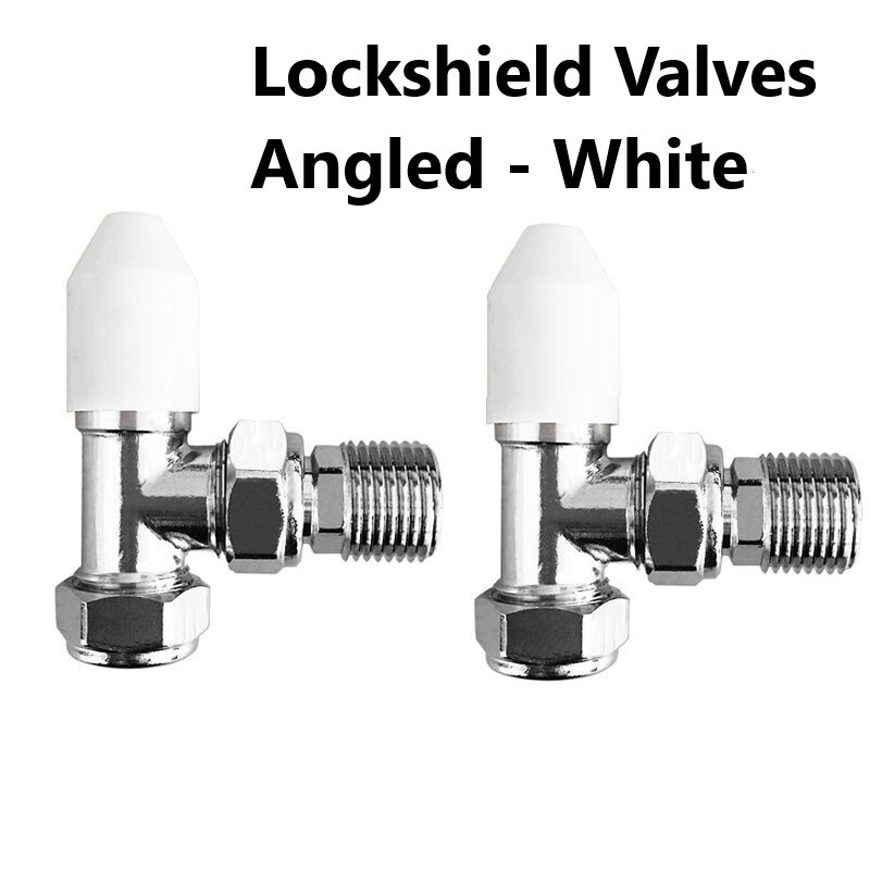 Thermostatic TRV Manual Lockshield Radiator Valves Angled/Straight ...