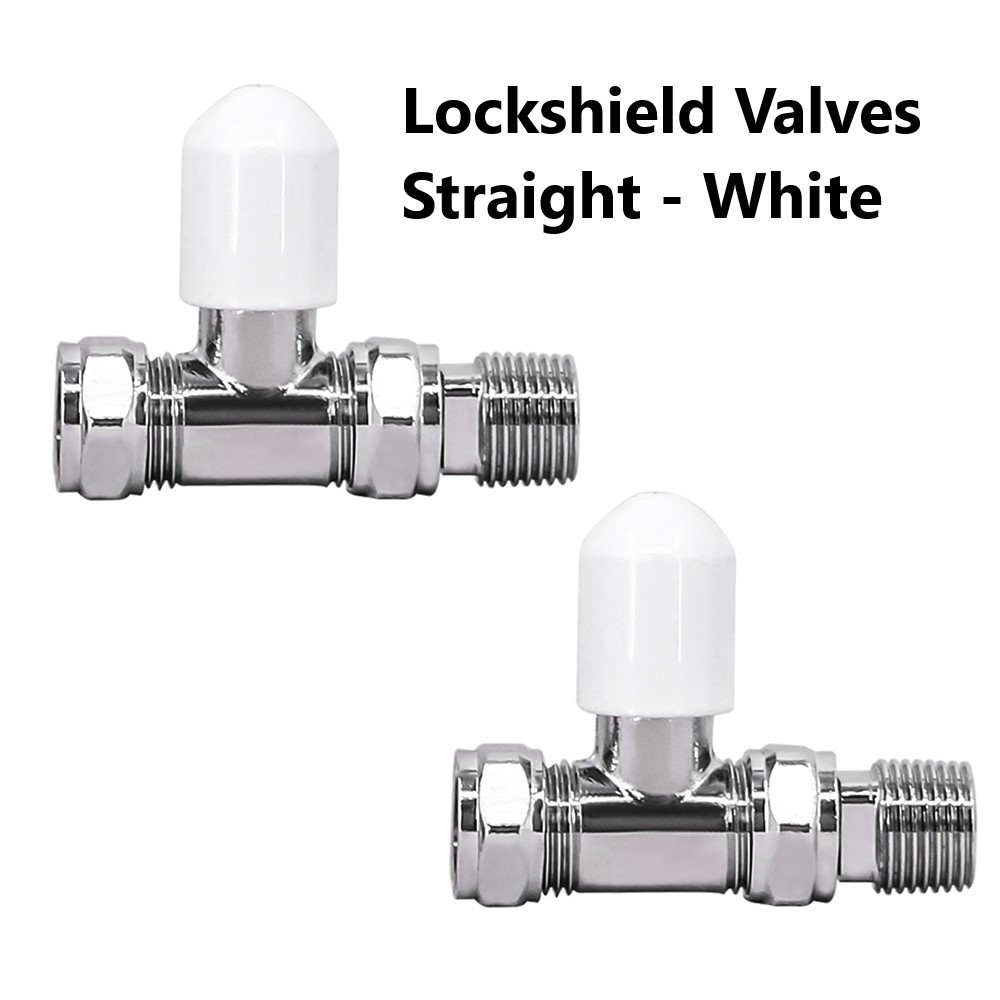 Thermostatic TRV Manual Lockshield Radiator Valves Angled/Straight ...
