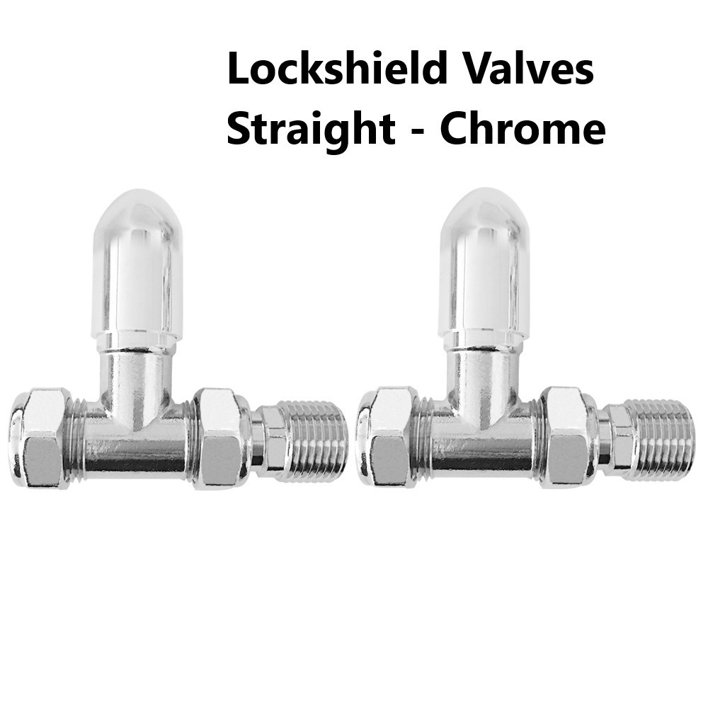 Thermostatic TRV Manual Lockshield Radiator Valves Angled/Straight ...
