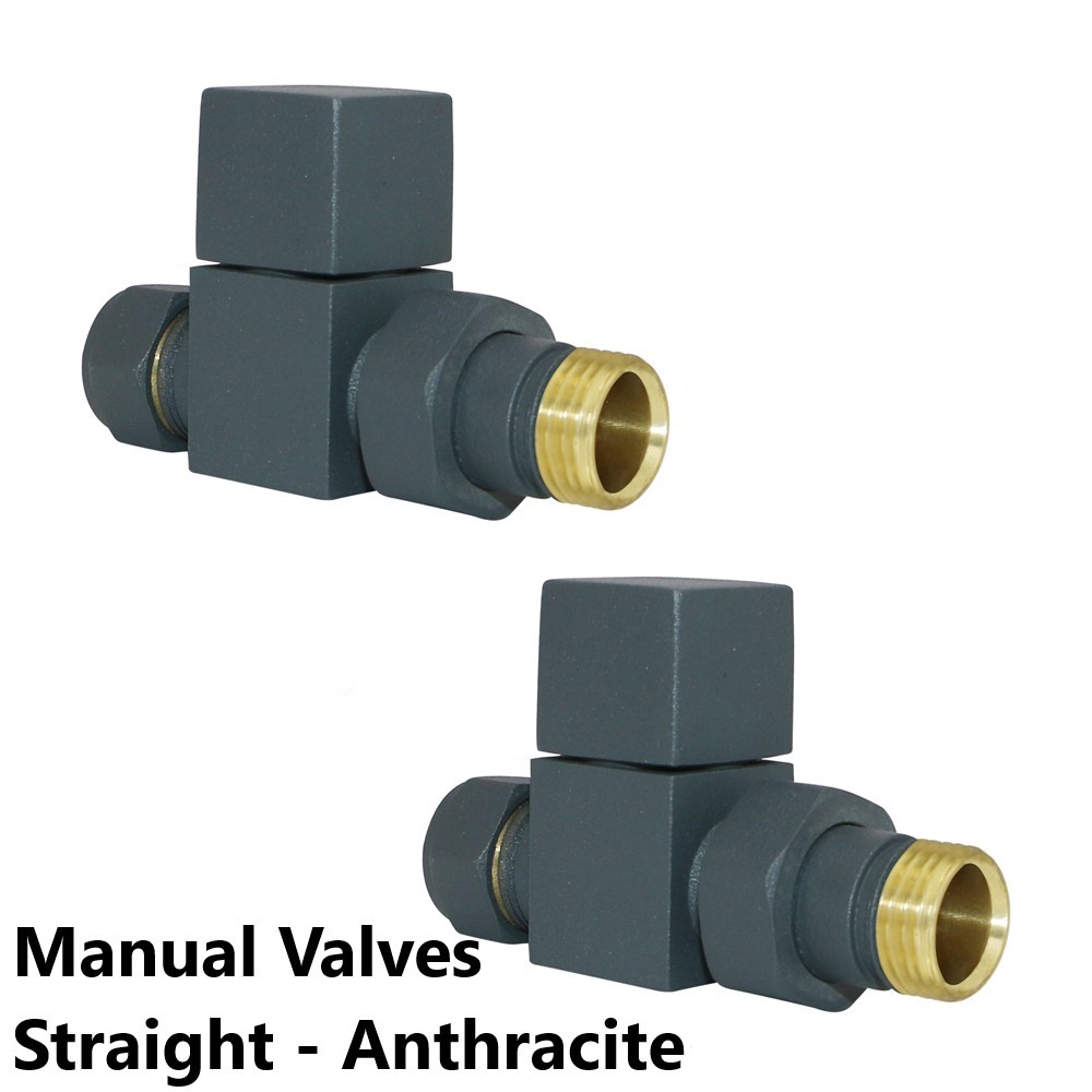 Thermostatic TRV Manual Lockshield Radiator Valves Angled/Straight ...