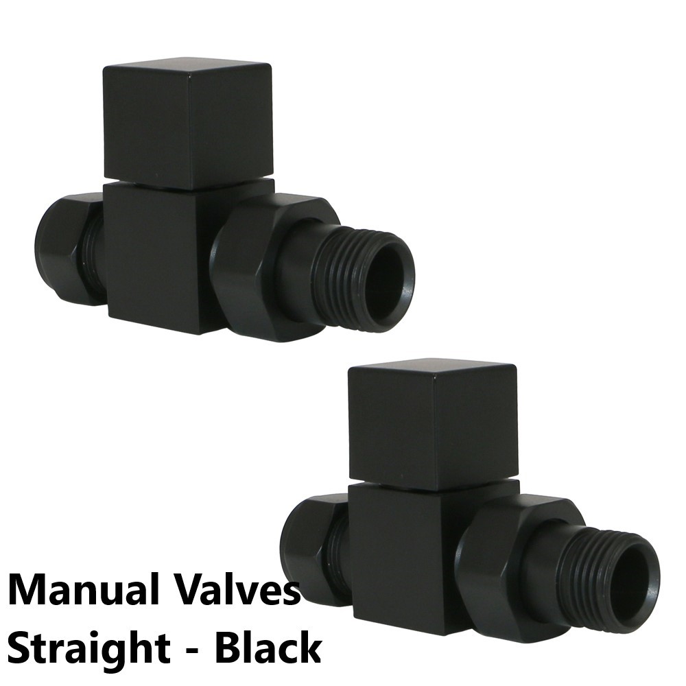 Thermostatic TRV Manual Lockshield Radiator Valves Angled/Straight ...