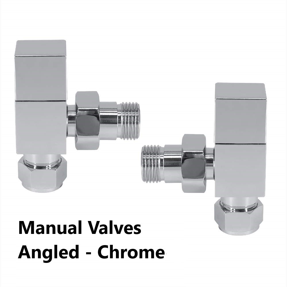Thermostatic TRV Manual Lockshield Radiator Valves Angled/Straight ...