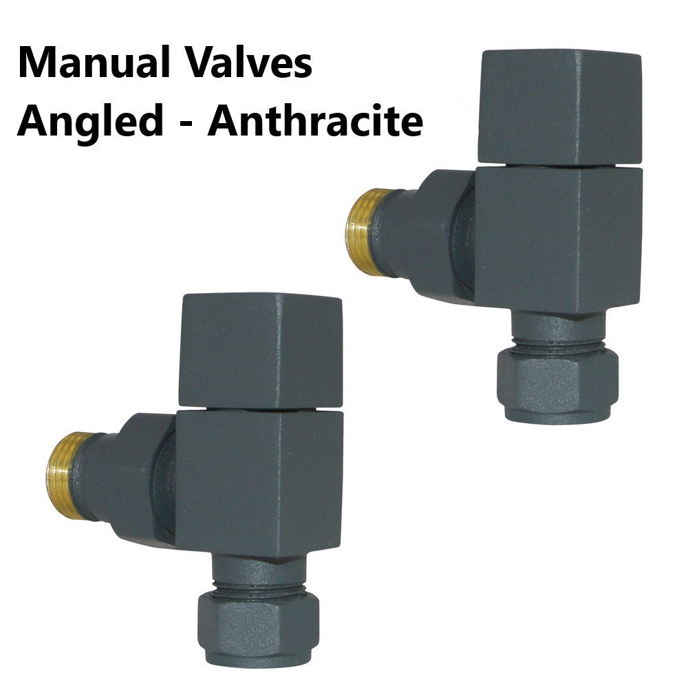 Thermostatic TRV Manual Lockshield Radiator Valves Angled/Straight ...