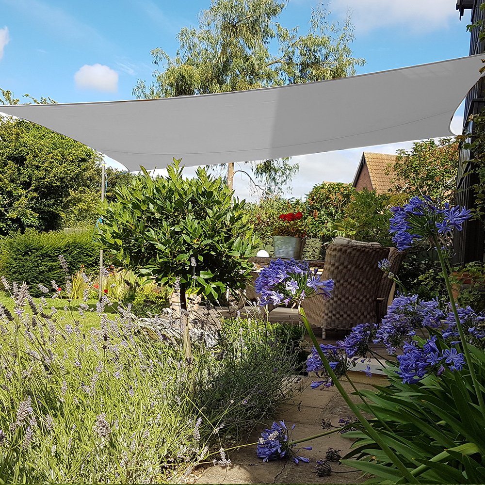 Sun Shade Sail Garden Patio Party Sunscreen Awning Canopy 98% UV Block ...