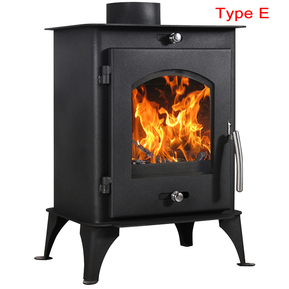 Multifuel Woodburner Stove Wood Burning Log Burner Modern Fire ...