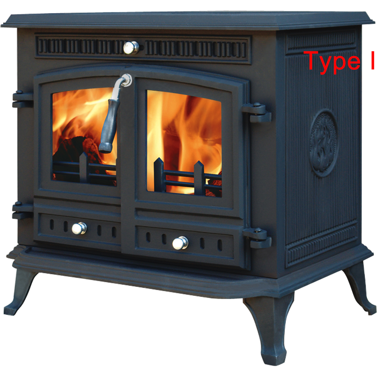 Multifuel Woodburner Stove Wood Burning Log Burner Modern Fire ...