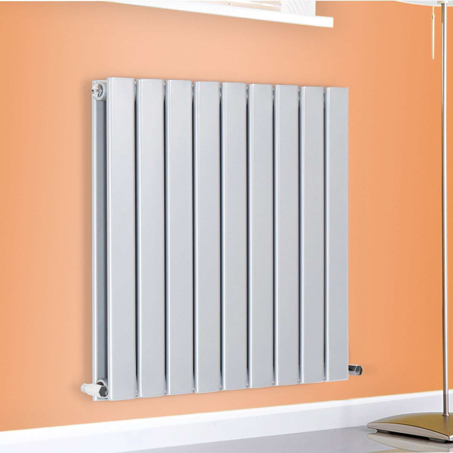 Designer Radiator Flat Panel Column Bathroom Heater Central Heating New ...