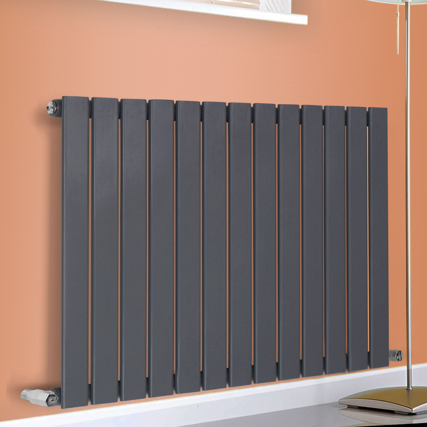 Horizontal Radiator Designer Flat Panel Column Bathroom Heater Central ...