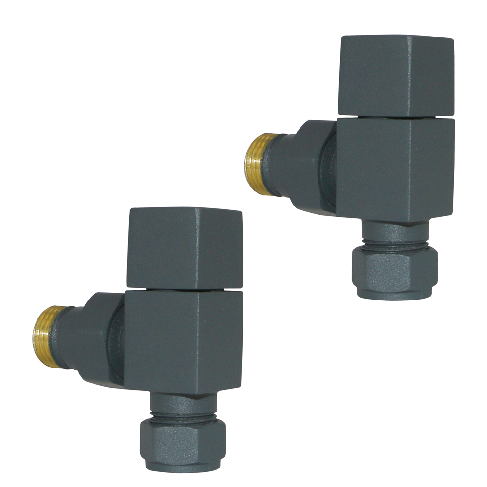 Thermostatic TRV Manual Radiator Tower Rail Valves 1/2" x 15mm Straight ...