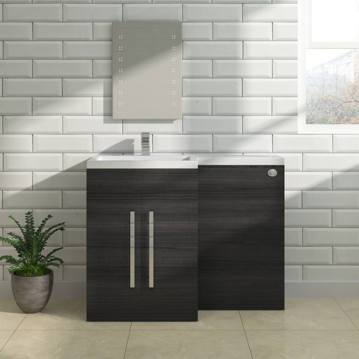 Bathroom Vanity Unit Tall Unit Toilet Unit Basin Sink Storage Cabinet ...
