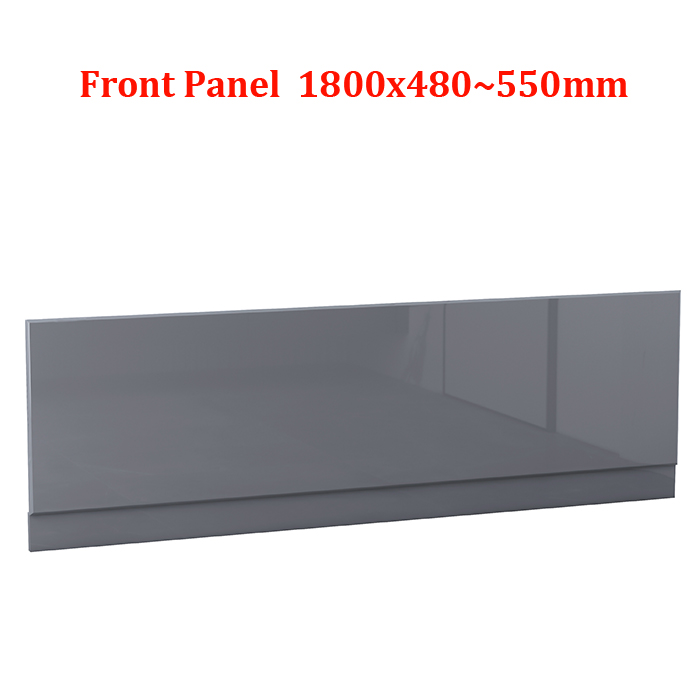 Modern Bathroom MDF Wooden Bath Adjustable Front Side End Panel Gloss ...