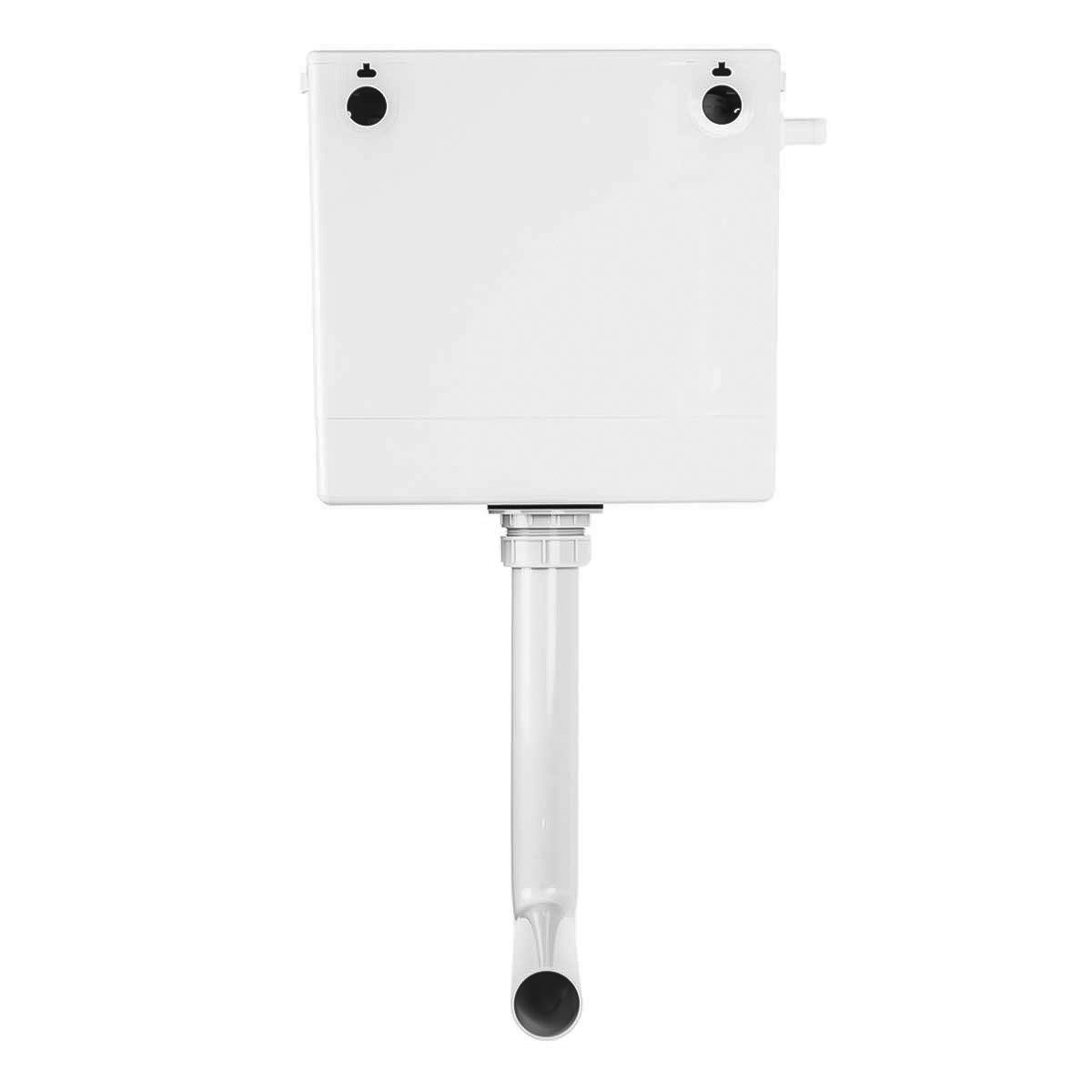 BTW Toilet Concealed Cistern with Compact Dual Flush Top Access Wras ...