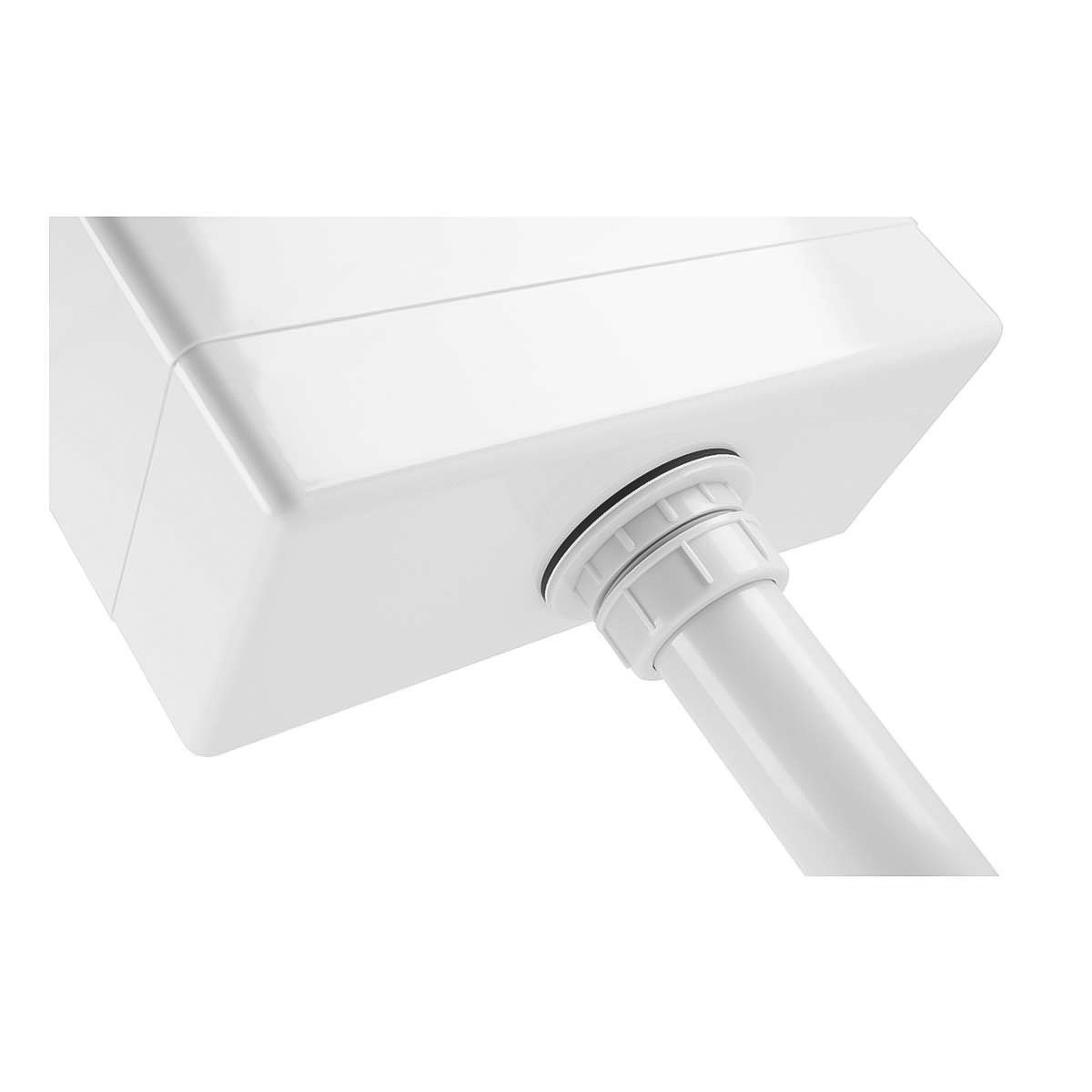 BTW Toilet Concealed Cistern with Compact Dual Flush Top Access Wras ...