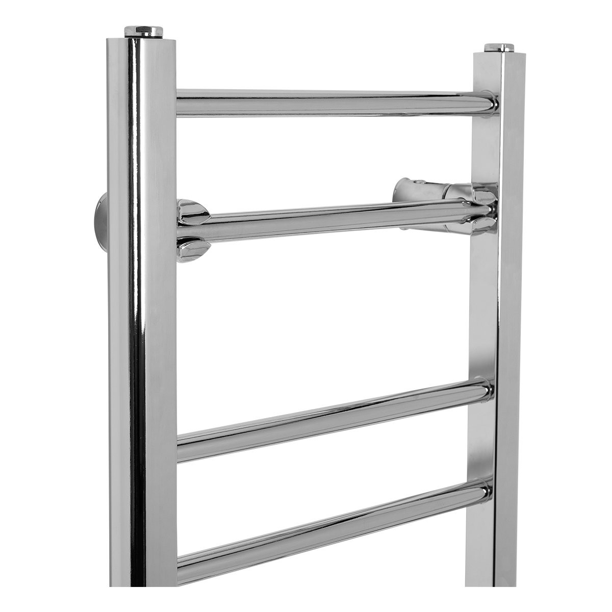 Bathroom Chrome White Straight Curved Heated Towel Rail Radiator Warmer ...