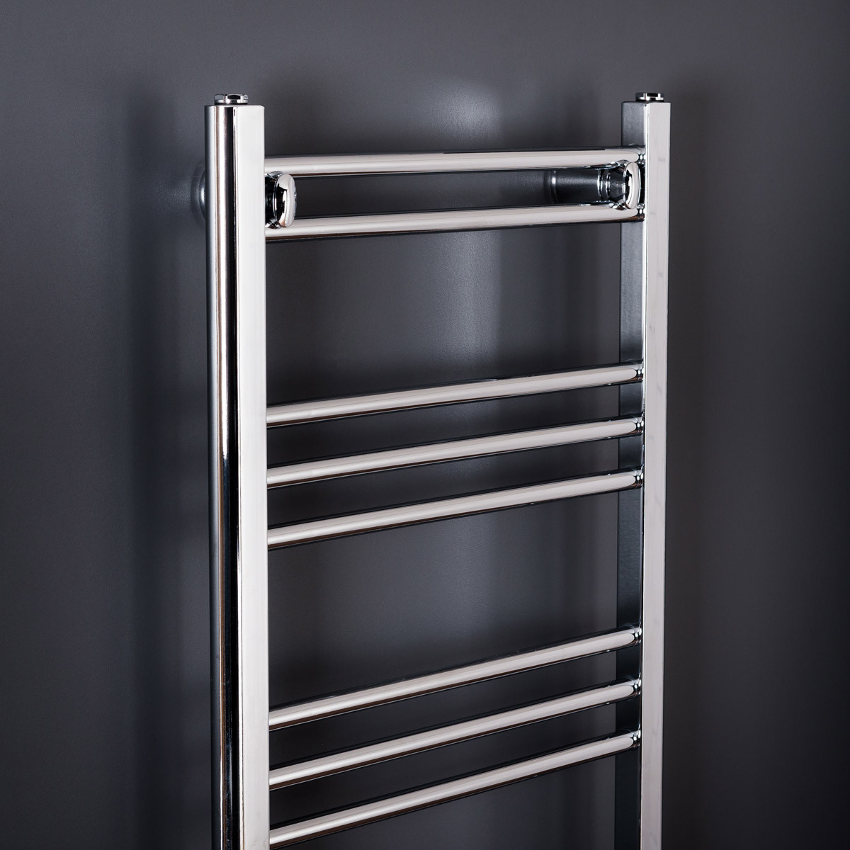 Modern White Chrome Bathroom Heated Warmer Designer Towel Rail Radiator