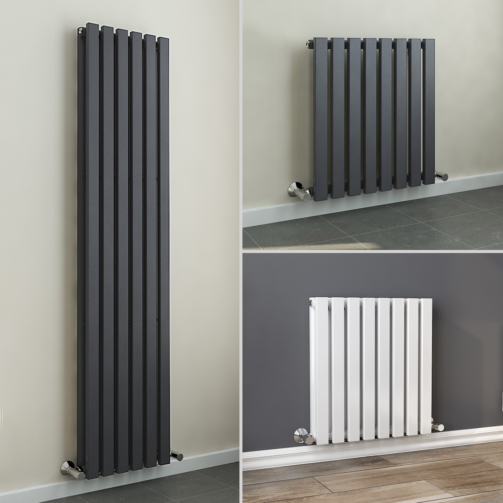 Vertical Horizontal Designer Radiator D Shape Flat Panel Central ...