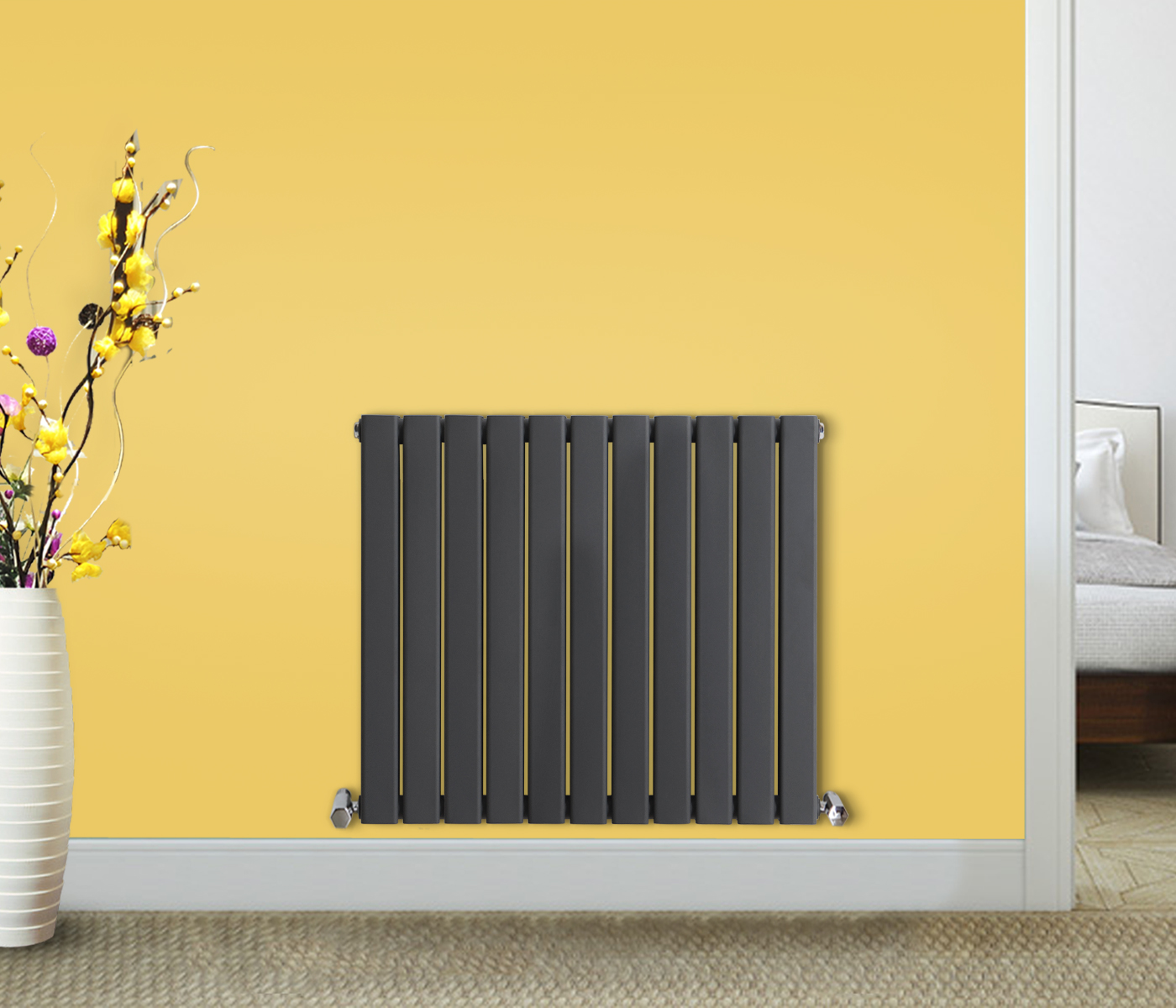 Horizontal Vertical Designer Radiator Flat Panel Oval Column Rads ...