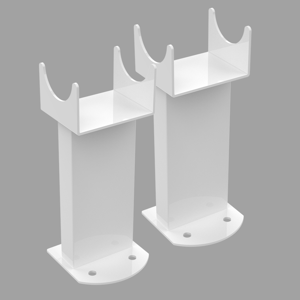 Floor Mounting Feet Support Legs Kits for Bathroom Flat Panel Designer ...