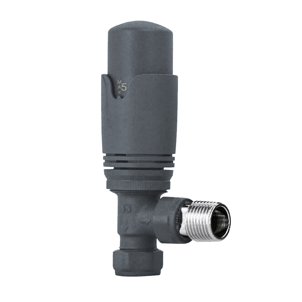 Thermostatic TRV Manual Radiator Heated Towel Rail Valve 15mm x 1/2 ...