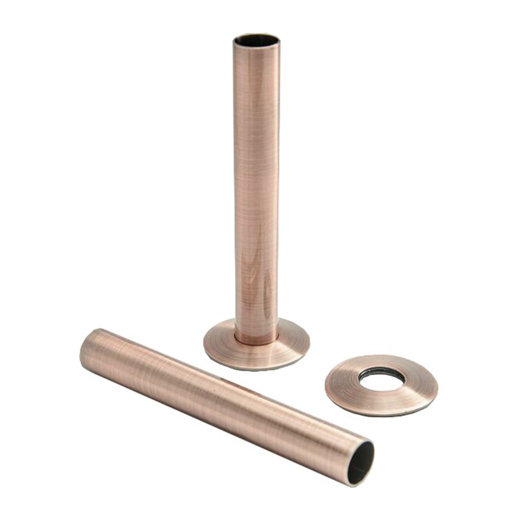 15mm Radiator Valve Pipes and Collars Easy Fit Packs Plumbing Tubes ...