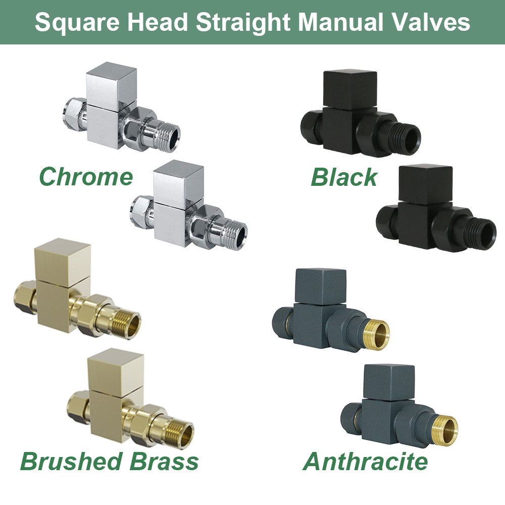 Angled/Straight/Corner Manual Lockshield Round/Square/Cross Head ...
