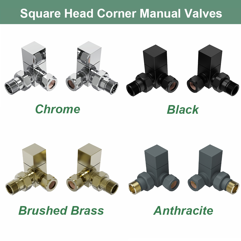 Angled/Straight/Corner Manual Lockshield Round/Square/Cross Head ...