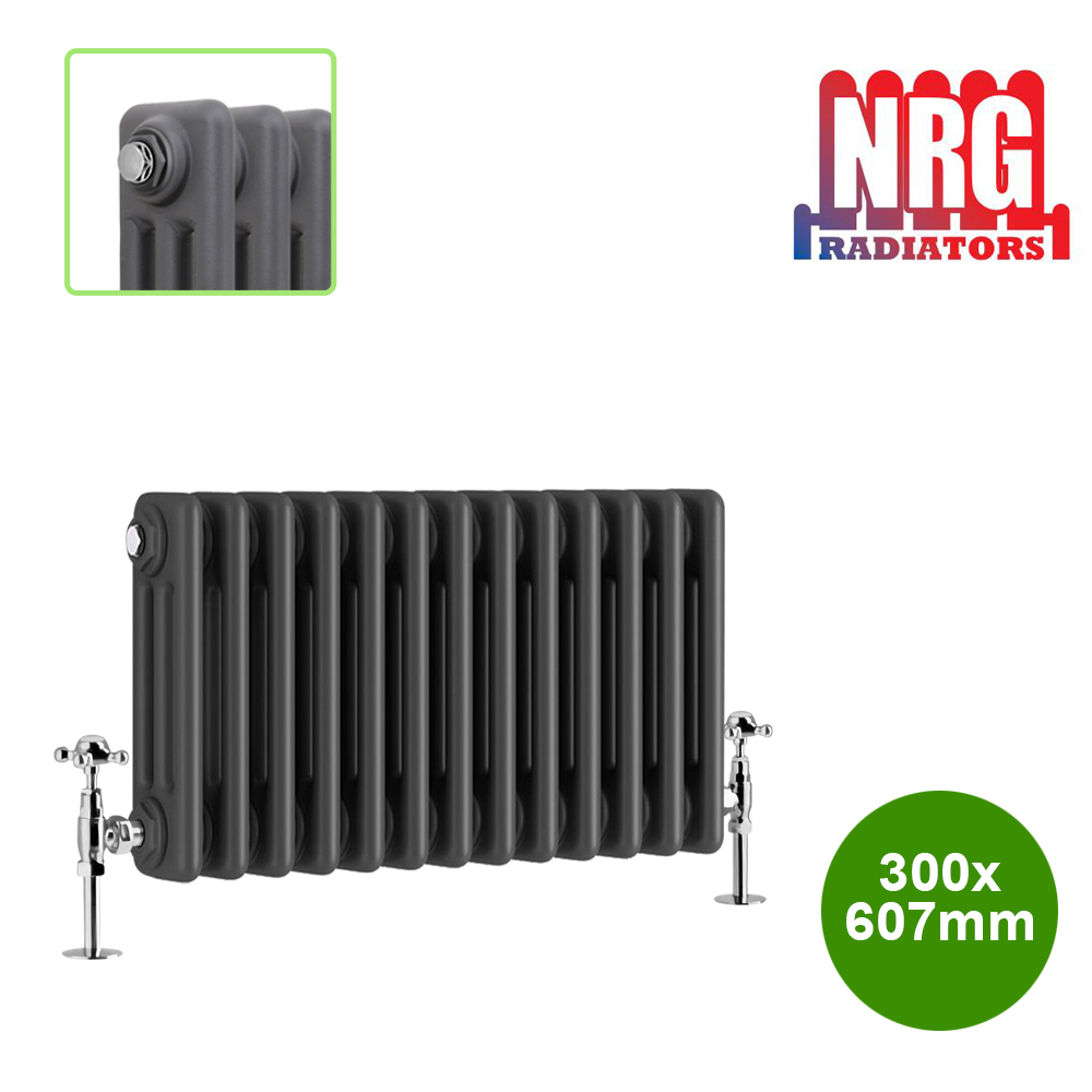 Traditional Column Vertical Horizontal Radiator Anthracite Cast Iron ...