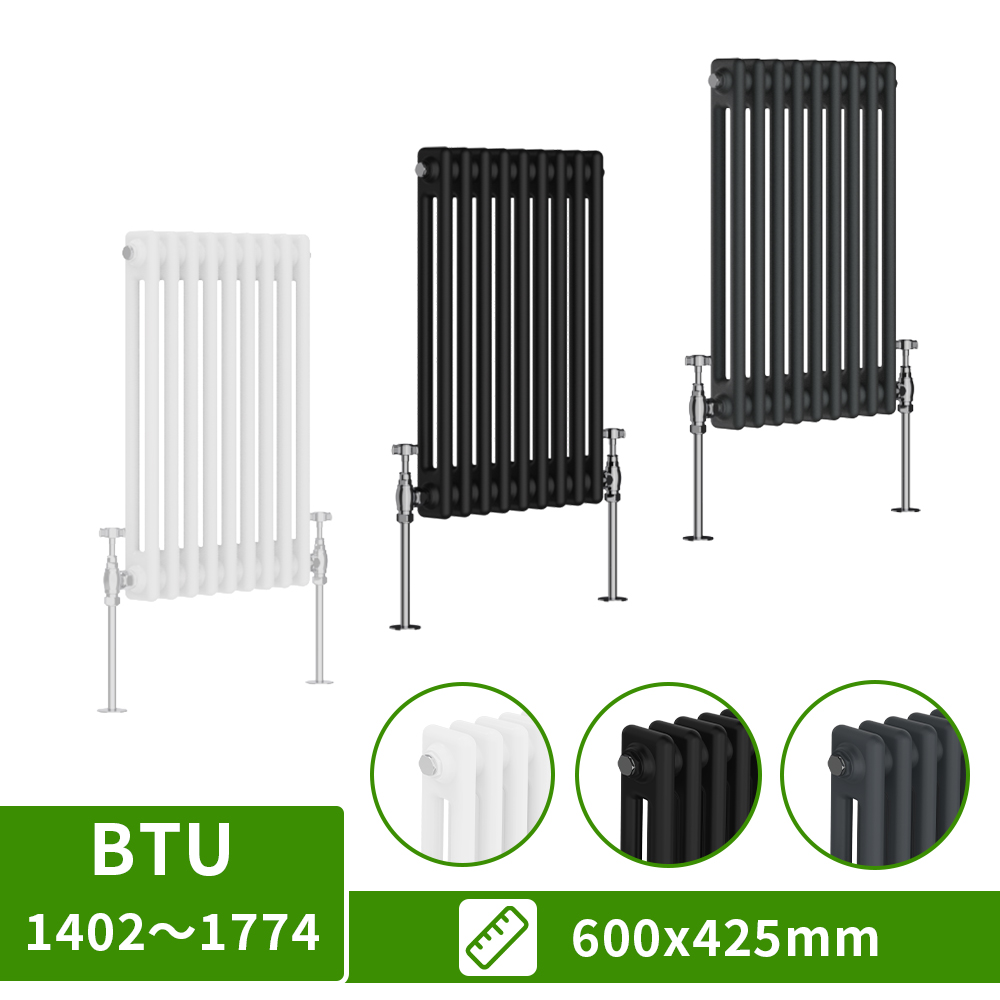 2 3 4 Column Traditional Cast Iron Style Horizontal Vertical Vintage ...
