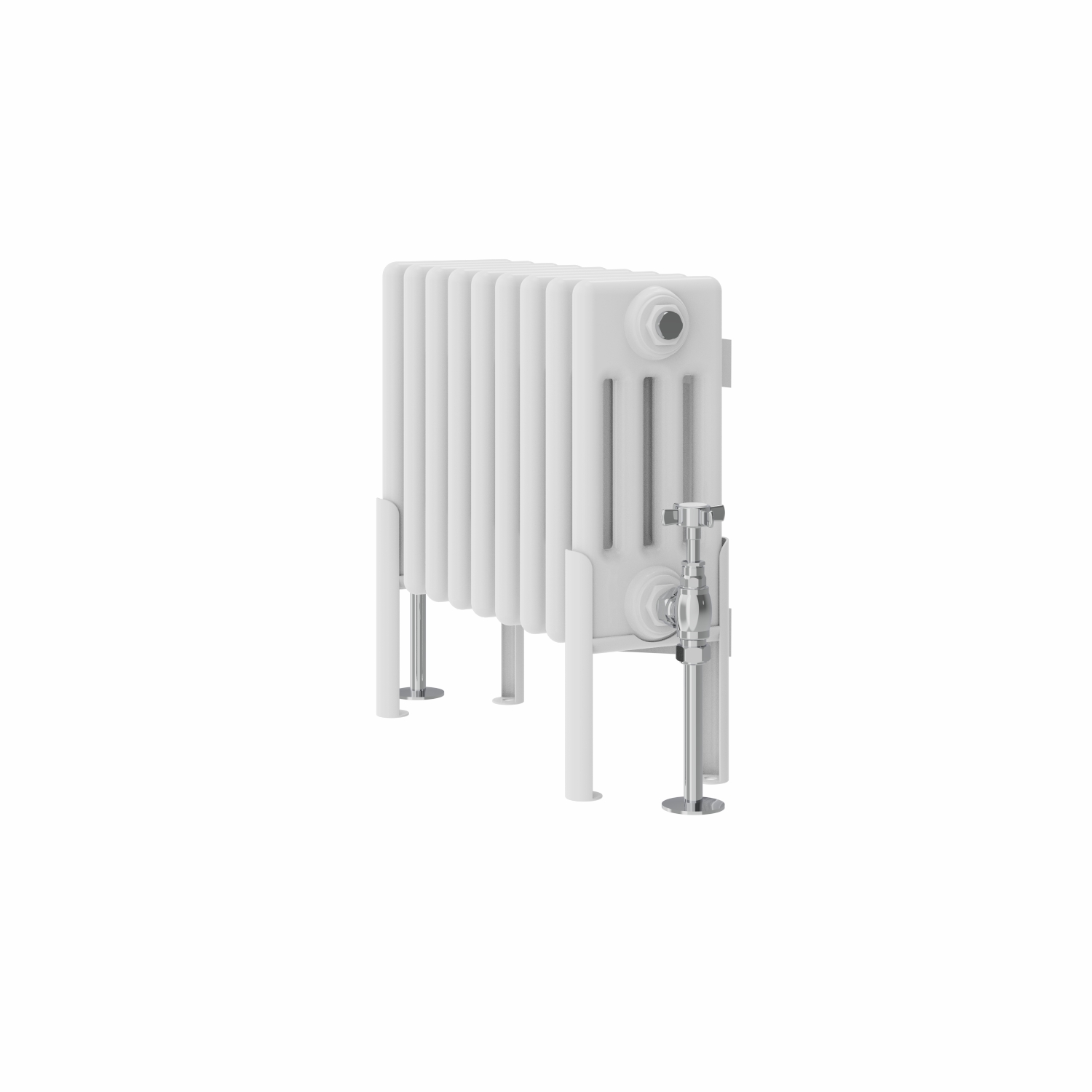 Horizontal Traditional Column Cast Iron Style Radiator Bathroom Central ...