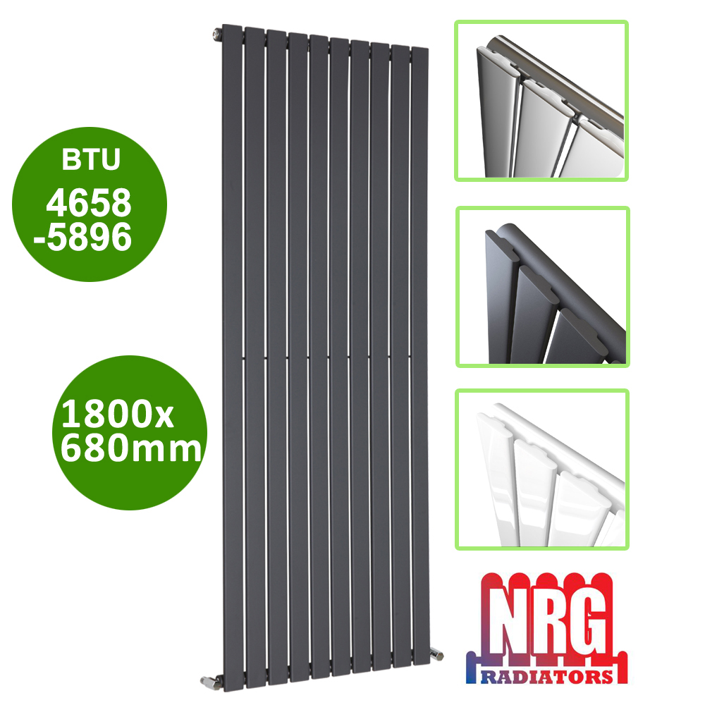 Horizontal Vertical Designer Radiator Flat Panel Oval Column Central ...