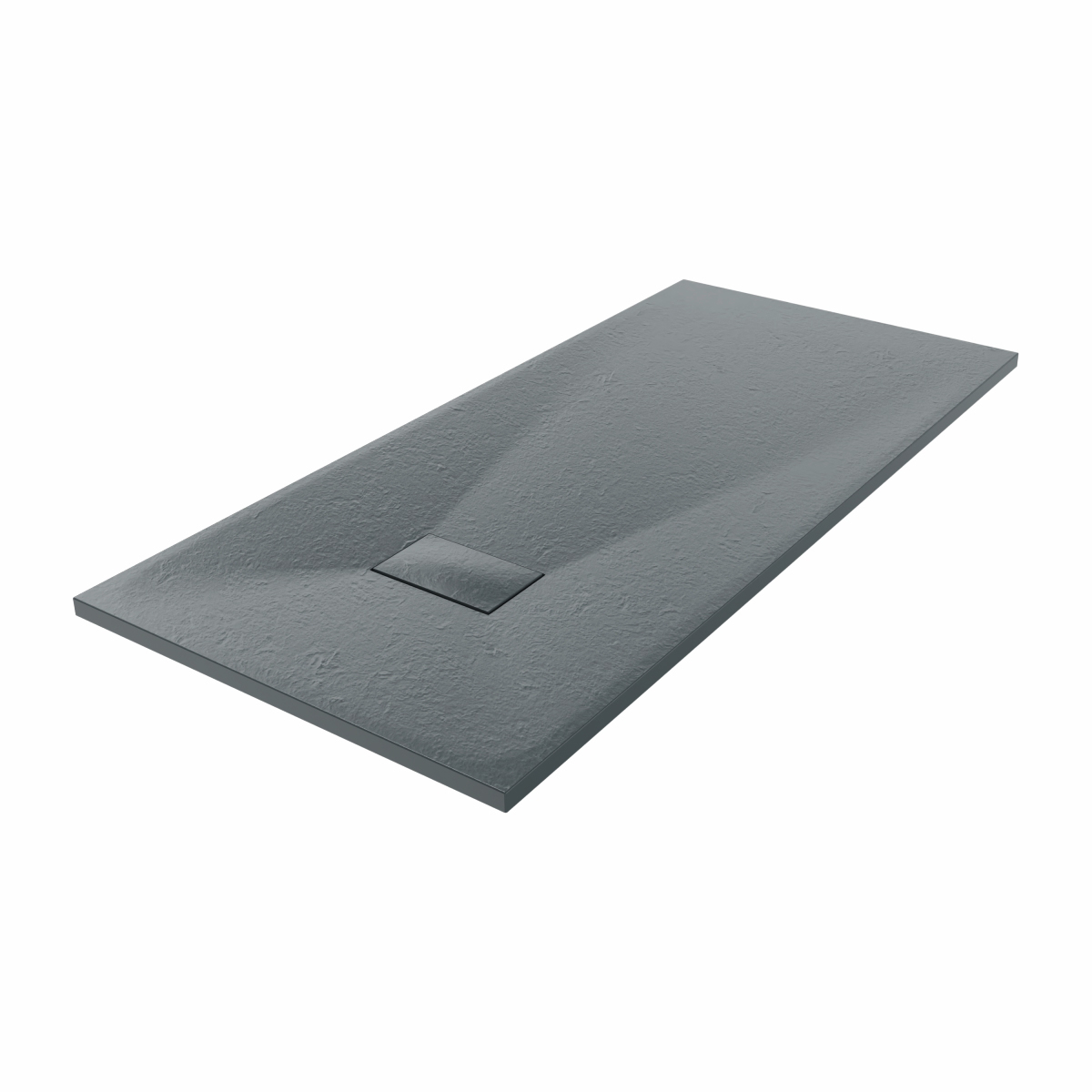 Quadrant/Square/Rectangle Shower Tray SMC Slate Effect Anthracite ...