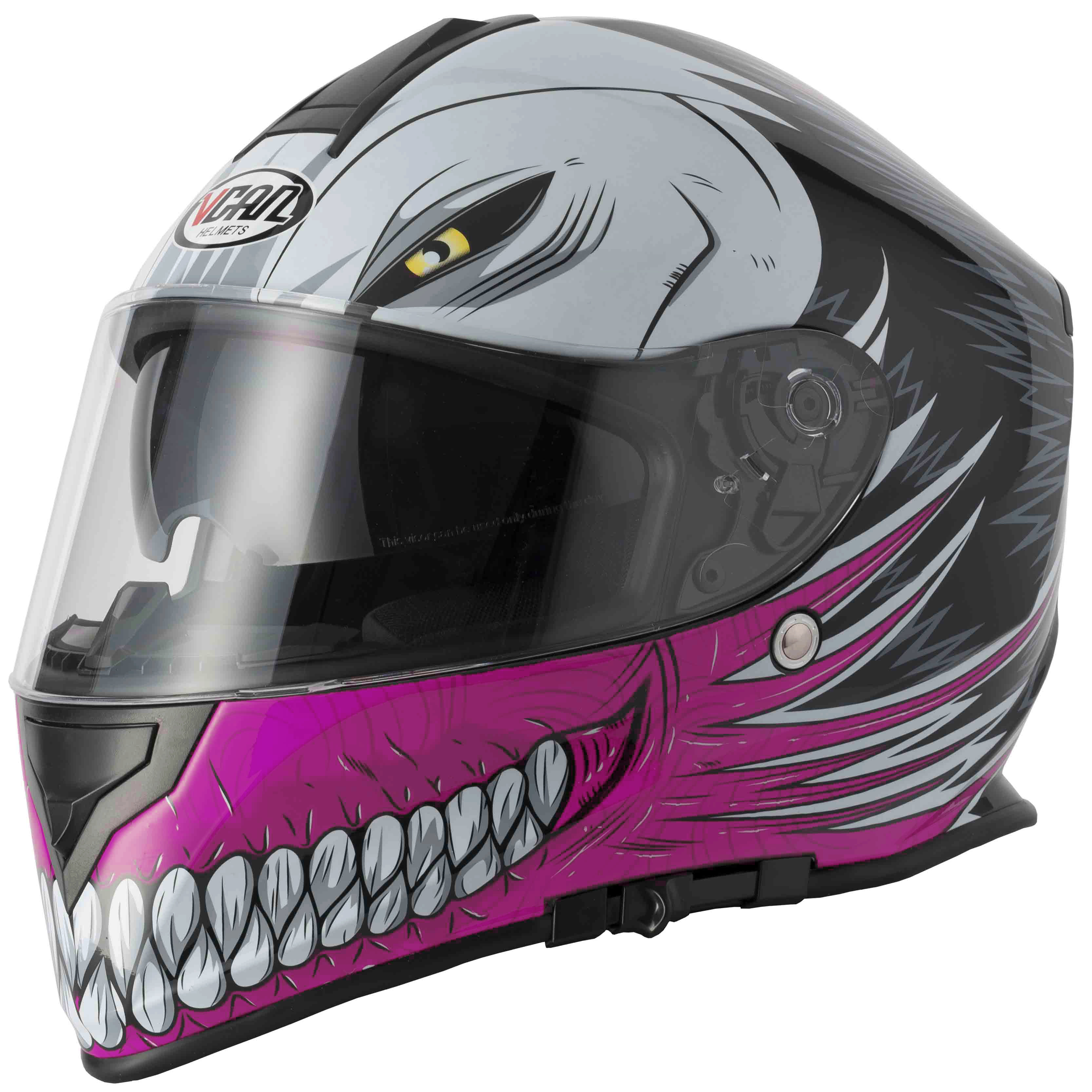 VCan Full Face Motorbike Helmet Motorcycle Sun Visor Hollow Tracer ...