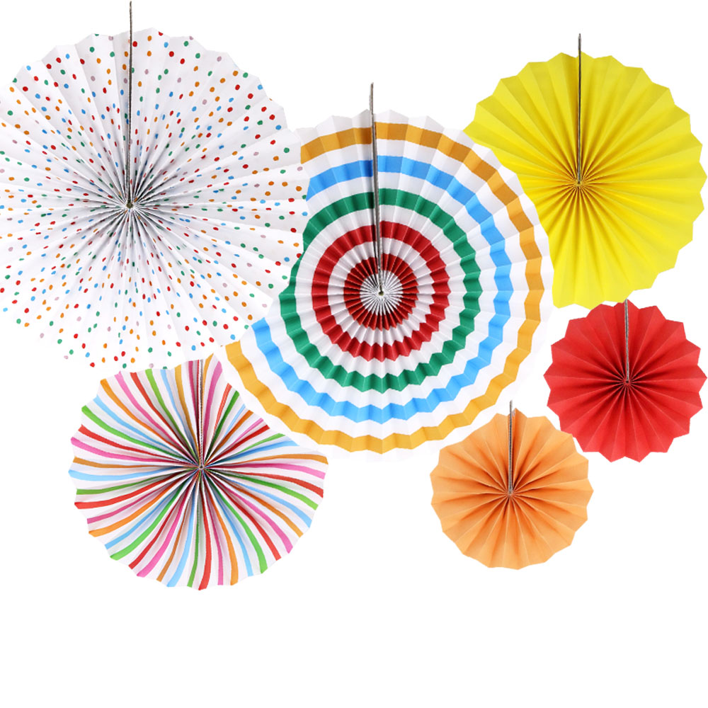 Time to Sparkle 6x Tissue Paper Fan Flowers/ Happy Birthday Bunting ...