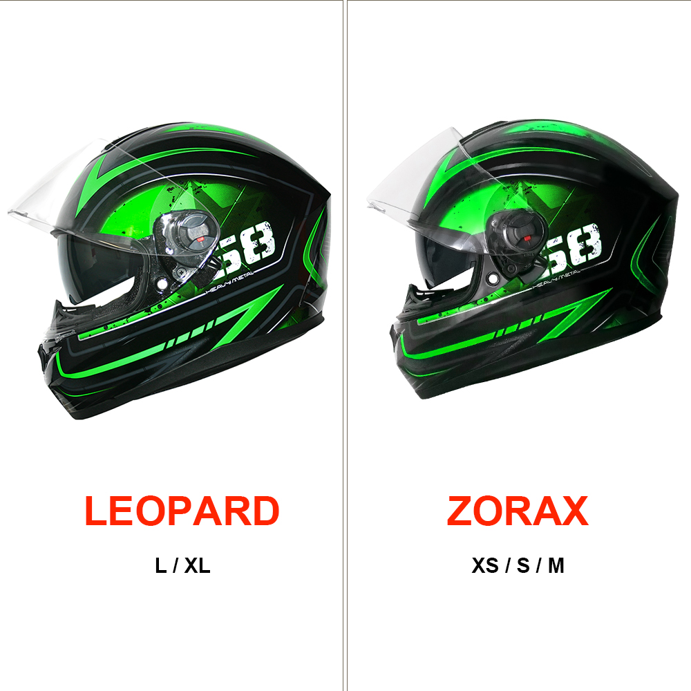 LEOPARD Motorcycle Full Face DVS Motorbike Helmet Bike Scooter Inner ...