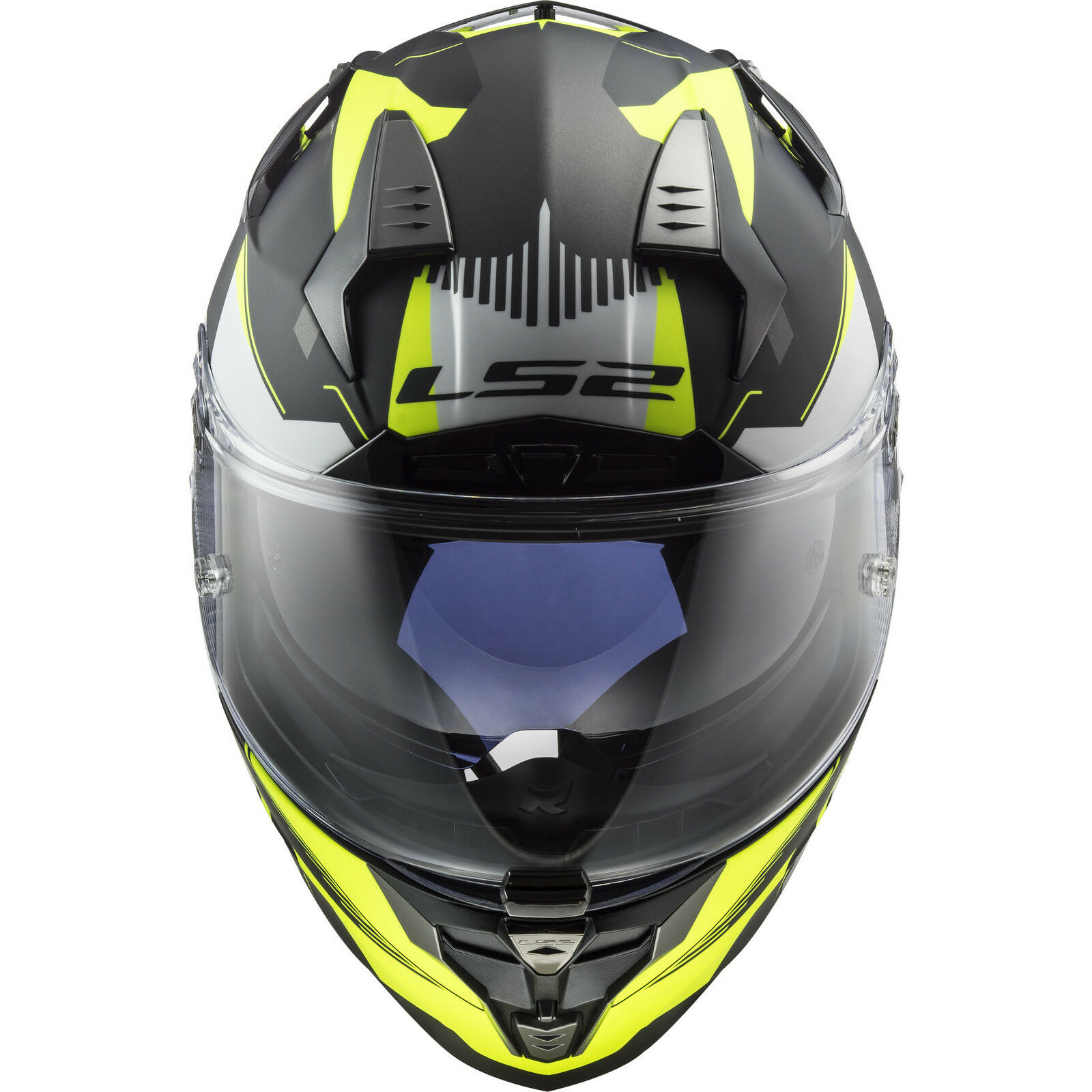 LS2 FF327 Challenger Fibreglass DVS Full Face Motorbike Helmet Flex ...