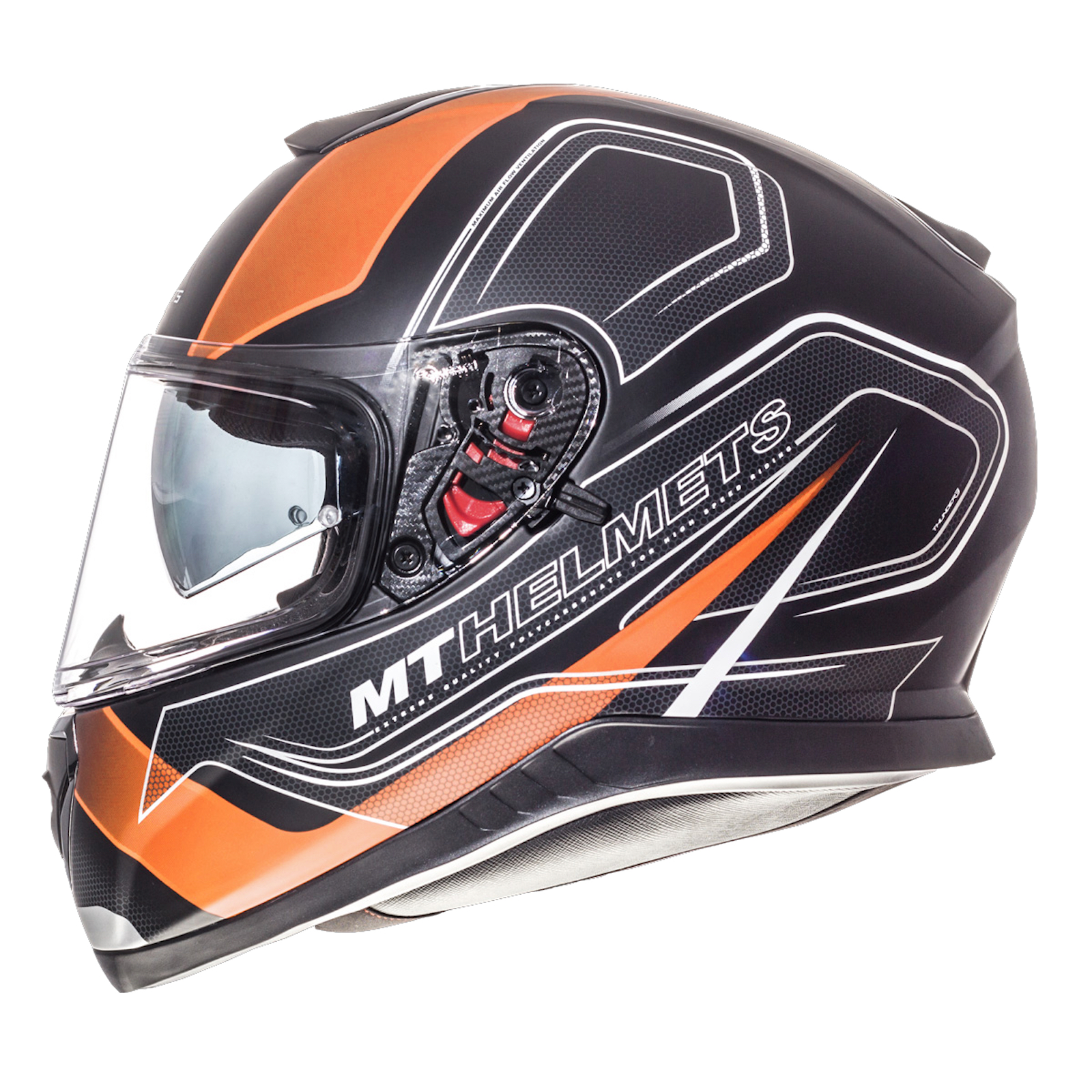 MT Thunder 3 SV Solid Trace Effect Full Face DVS Motorbike Motorcycle ...