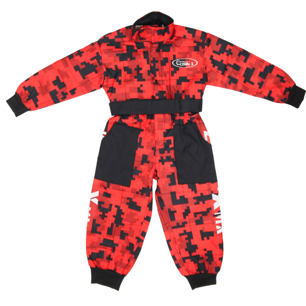 LEOPARD Kids Motocross Race Suit Junior Child KARTING JUMPSUITS Plain ...