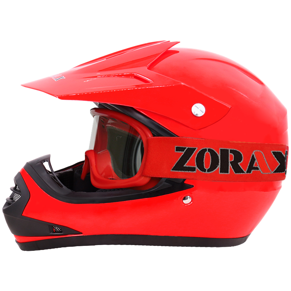 ZORAX X15 Child Kids MOTOCROSS MX HELMET Goggles Off Road Quad PIT BIKE ...