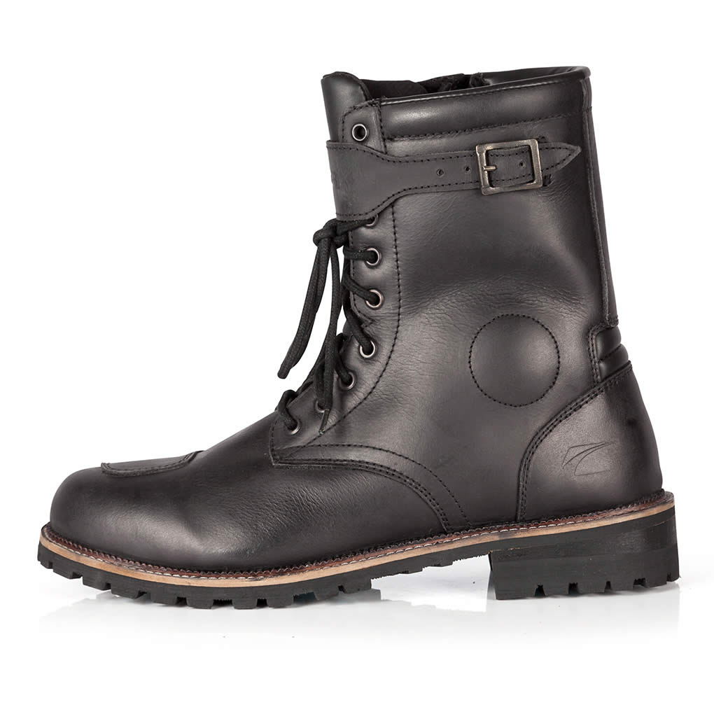 Spada Pilgrim Grande Wp Leather Motorcycle Boots Ankle Protection ...